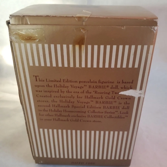 Hallmark | Other | Hallmark Porcelain Holiday Barbie | Poshmark